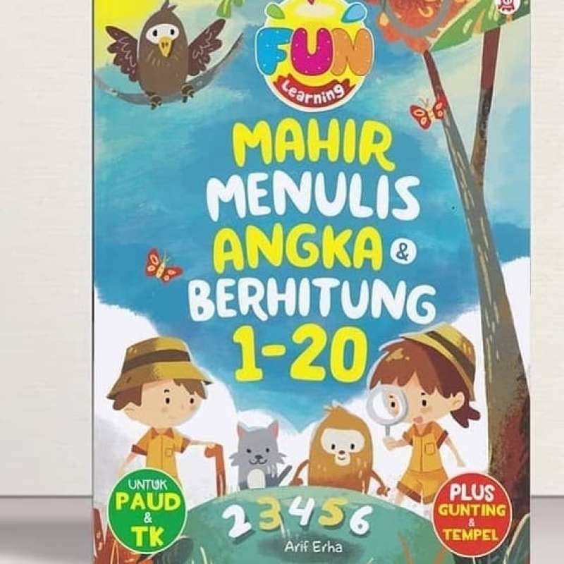Jual Fun Learning mahir menulis angka berhitung 1-20/Buku anak Paud di ...