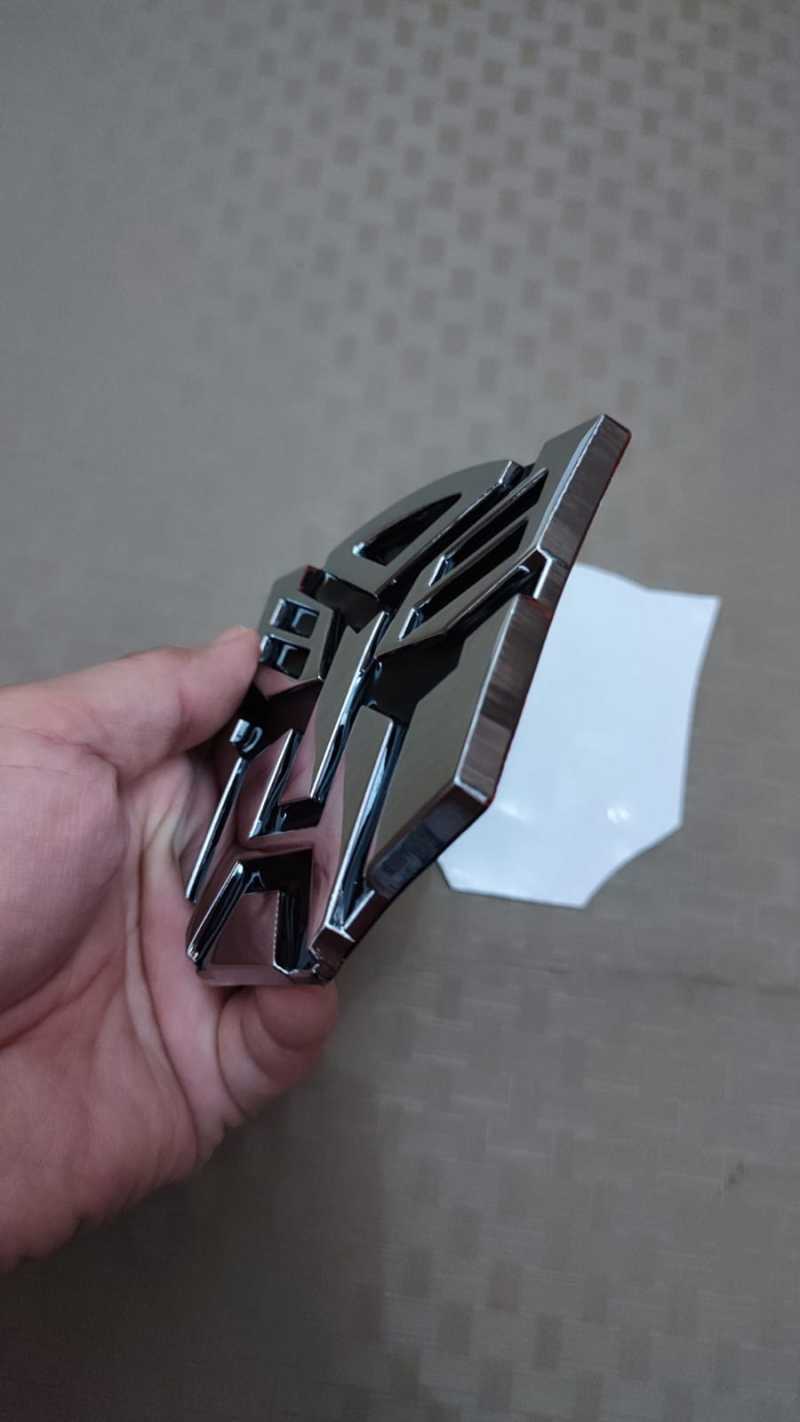 Jual Sticker Emblem Transformer Gold Dan Silver Mobil Universal Di ...