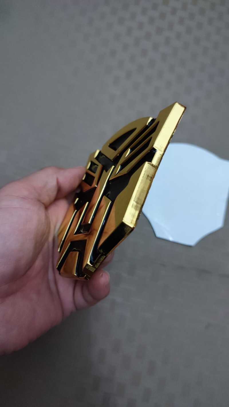 Jual Sticker Emblem Transformer Gold Dan Silver Mobil Universal Di ...