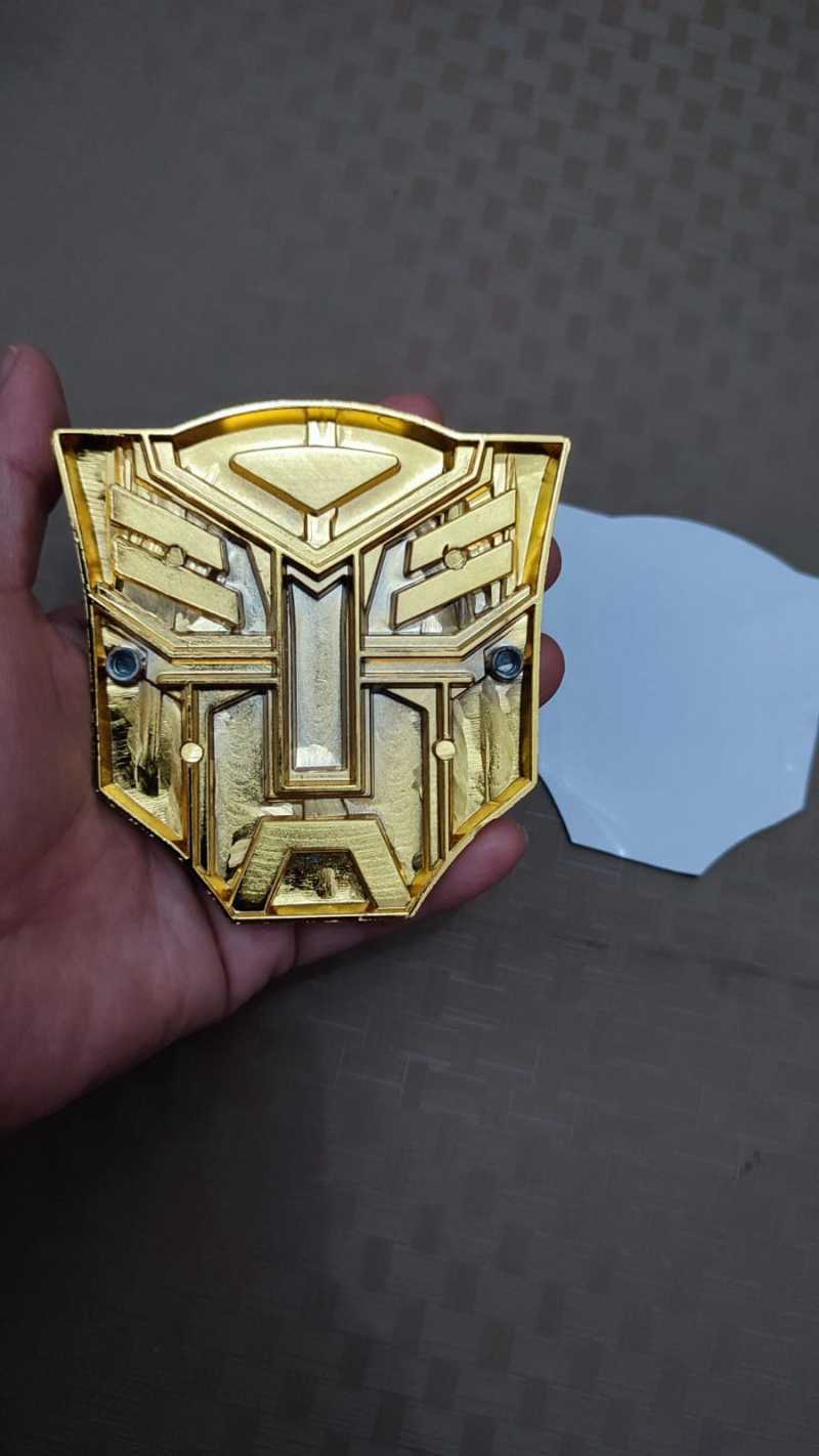 Jual Sticker Emblem Transformer Gold Dan Silver Mobil Universal Di ...