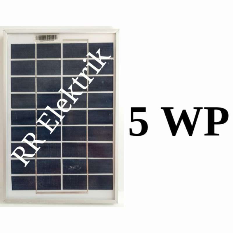 Promo SOLAR PANEL SOLAR CELL PANEL SURYA 5WP POLY 5WP POLYCRYSTALLINE - POROSWONDERLAND Diskon ...