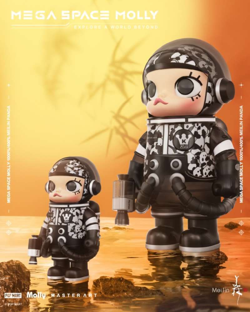 Jual Pop Mart Mega Collection 400% Space Molly Meilin Panda Di Seller ...