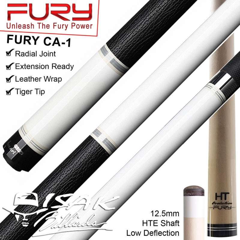 Jual Fury Ca-1 Pool Cue - Low Deflection Shaft Billiard Maple Stick ...
