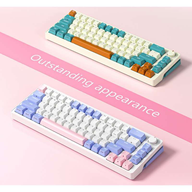 Promo Zifriend Za68 Mechanical Gaming Keyboard 3 Modes 5pin Hotswap Rgb ...