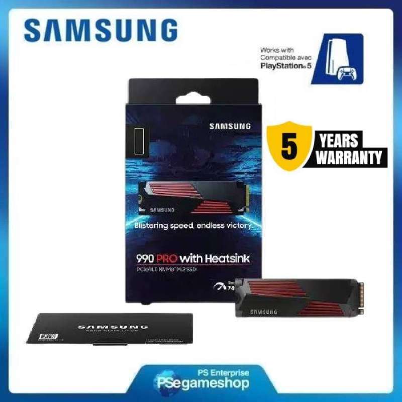 Promo Samsung Ssd 990 Pro Nvme M2.2280 Pcie Gen4 With Heatsink Diskon ...
