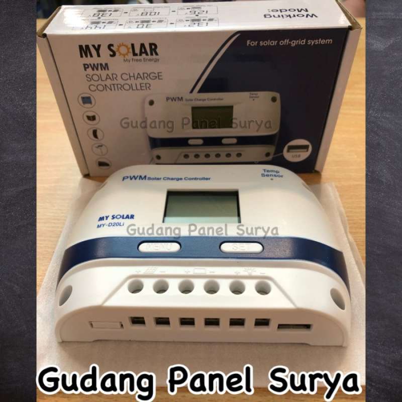 Promo SOLAR CHARGE CONTROLLER 20A SCC PWM MY SOLAR MYSOLAR MY-D20LI 12V ... Promo SOLAR CHARGE CONTROLLER 20A SCC PWM MY SOLAR MYSOLAR MY-D20LI 12V ...