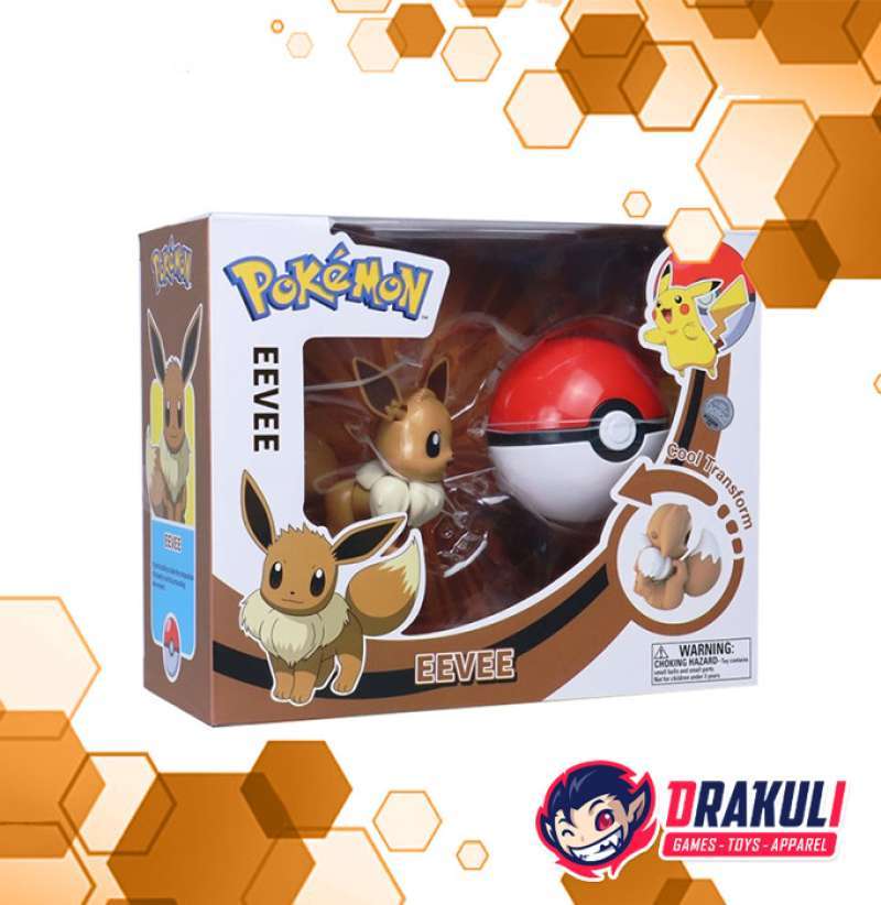 Jual Toys Apolo Pokemon Transform Figure & Ball - Eevee di Seller ...