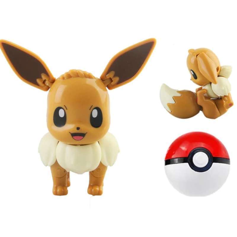 Jual Toys Apolo Pokemon Transform Figure & Ball - Eevee di Seller ...
