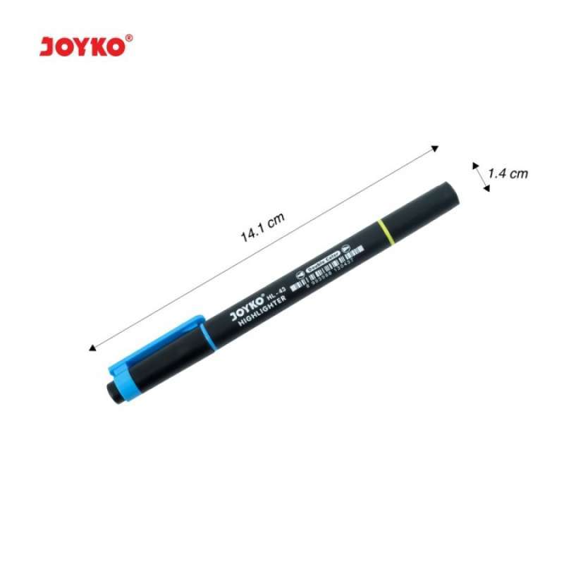 Jual Highlighter Penanda Berwarna Joyko Double Tip Colour (2 Warna) - Biru Kuning di Seller ...