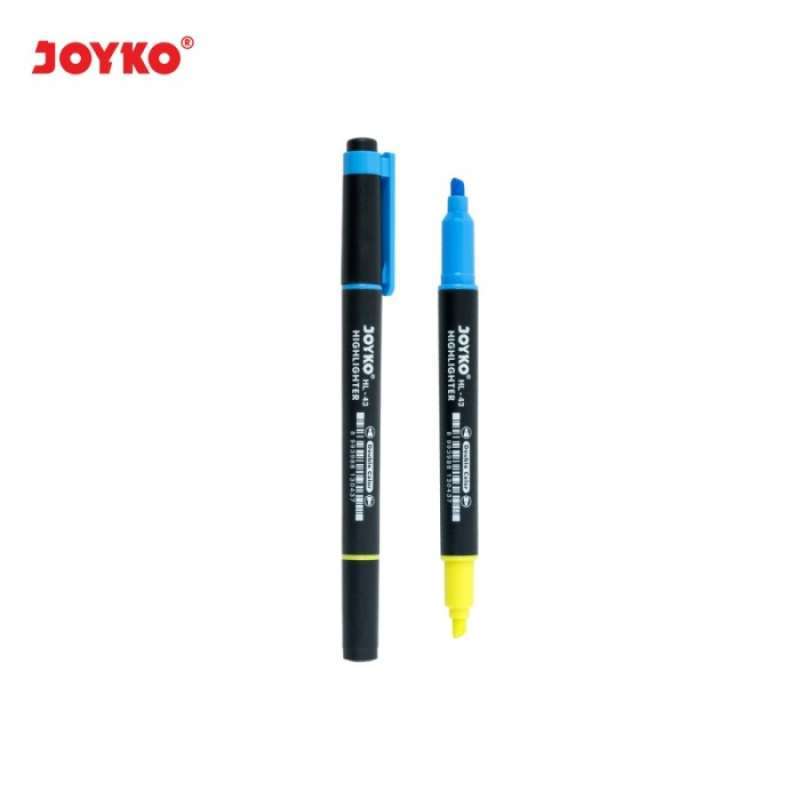 Jual Highlighter Penanda Berwarna Joyko Double Tip Colour (2 Warna) - Biru Kuning di Seller ...