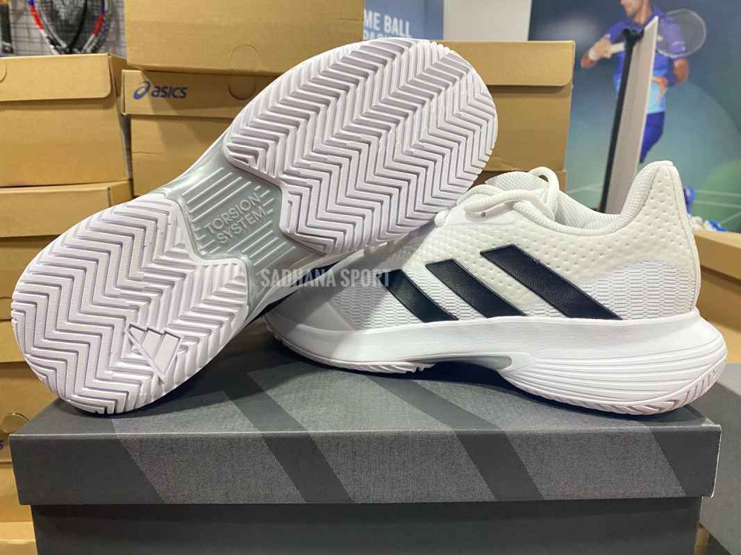Jual Sepatu Tenis Adidas Courtjam Control Putih [id1538] - 8.5 Di ...