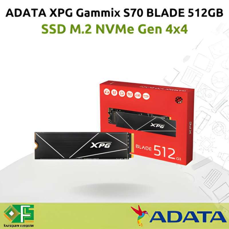 Jual Ssd M.2 Nvme Adata Xpg Gammix S70 Blade 512gb Pcie Gen 4x4 2280 ...
