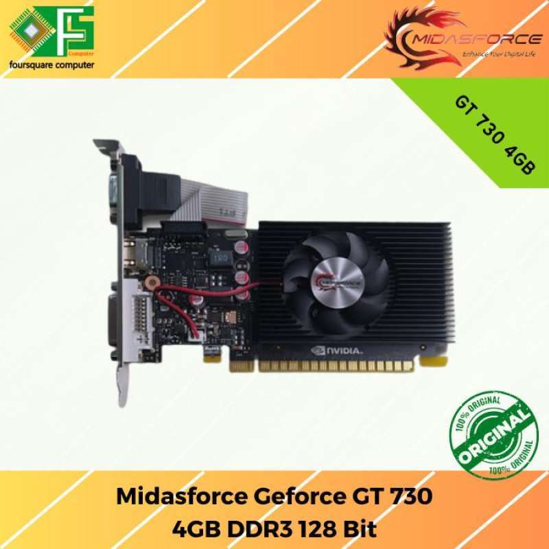 Jual Vga Midasforce Nvidia Geforce Gt 730 4gb Ddr3 128 Bit Di Seller ...