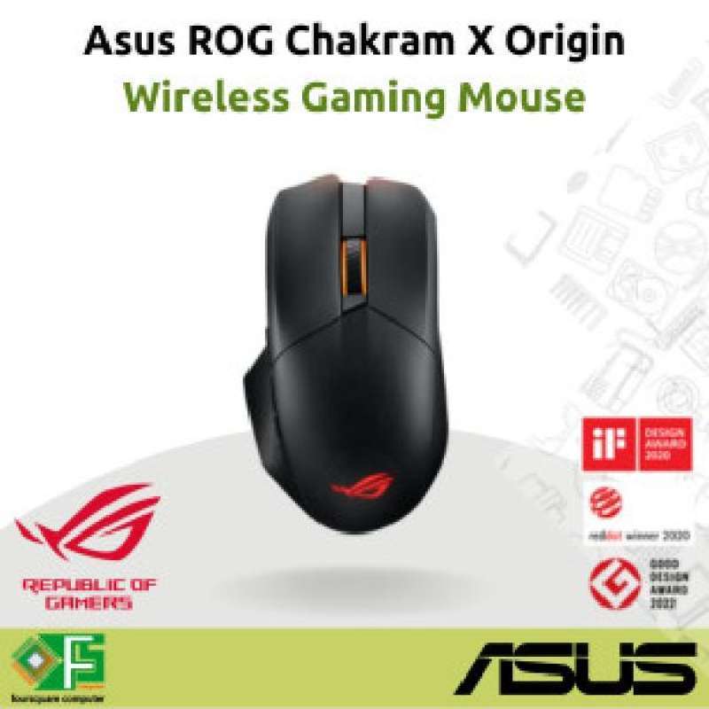 Jual Asus ROG Chakram X Origin Wireless Gaming Mouse di Seller Foursquare Computer - Babakan ...