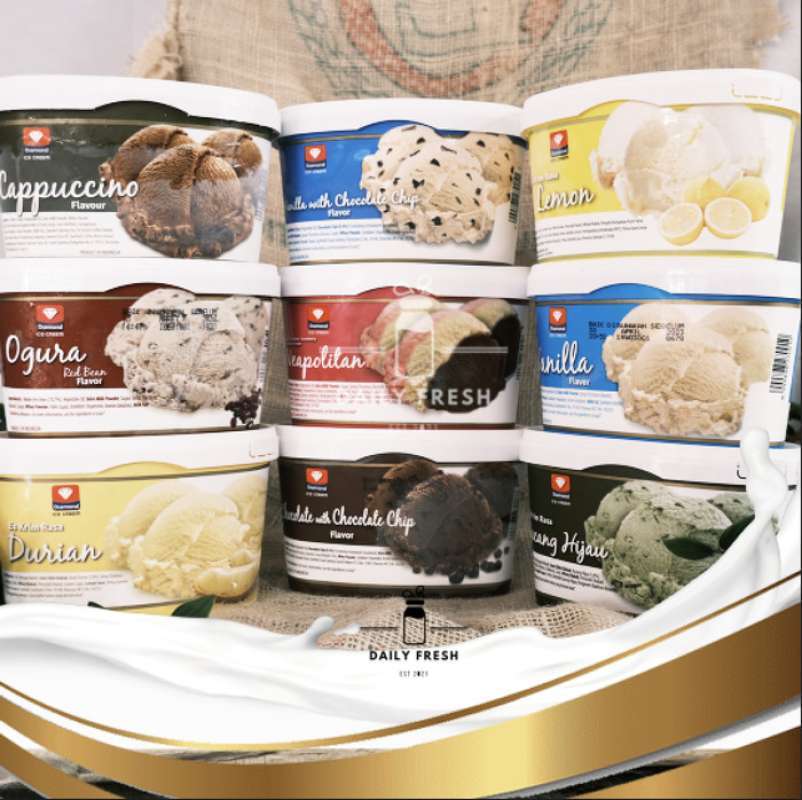 Jual Diamond Ice Cream Es Krim 700 Ml All Varian Di Seller Edumart ...