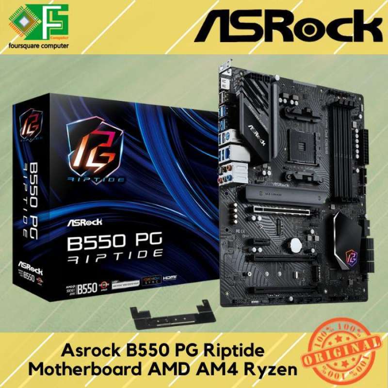 Jual Motherboard Asrock B550 PG Riptide AMD Socket AM4 Ryzen Series di ...