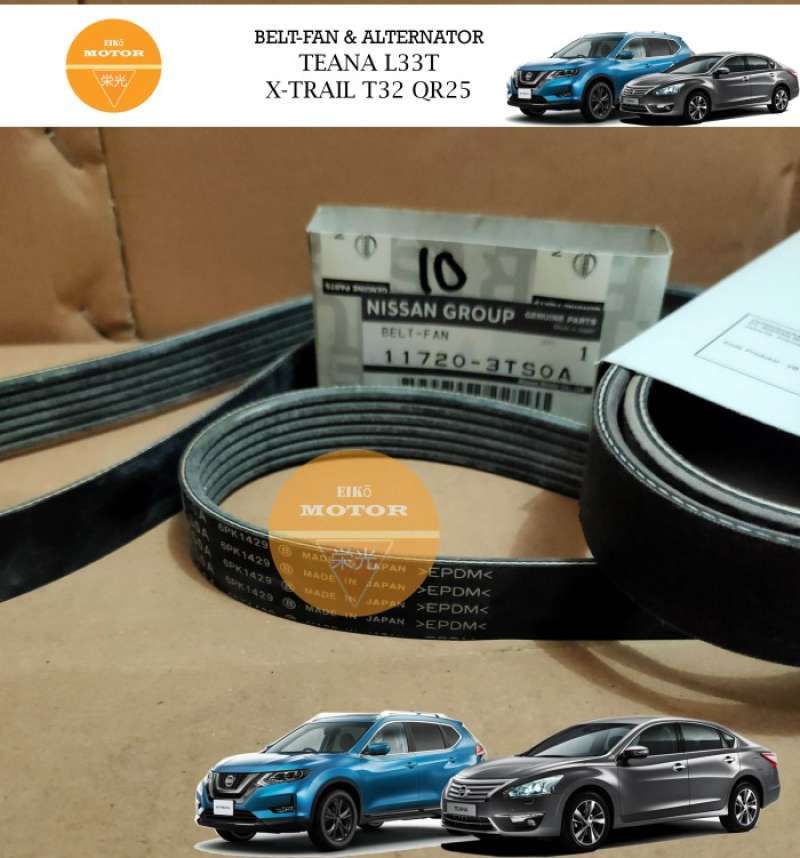 Promo Drive Fan Belt Tali Kipas Nissan Teana L33 X-trail T32 2500 6pk 1429 Diskon 25% Di Seller ...