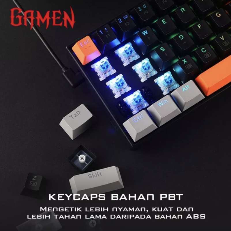 Promo Terbaik Gamen Titan Iii / 3 Gaming Mechanical Keyboard Rgb ...