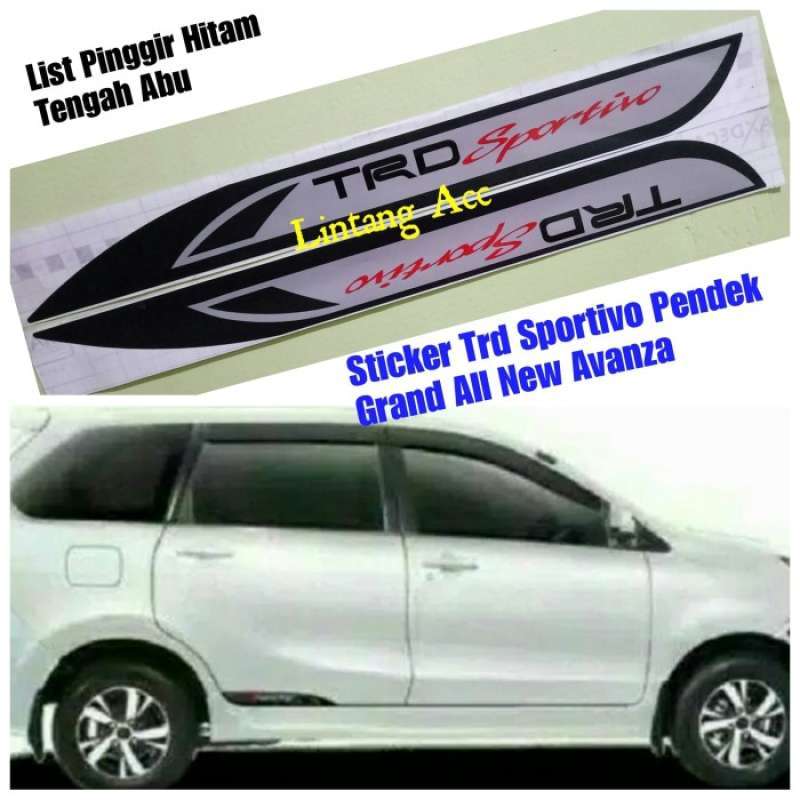 Promo Sticker TRD Sportivo Grand All New Avanza Pendek Diskon 9% di ...