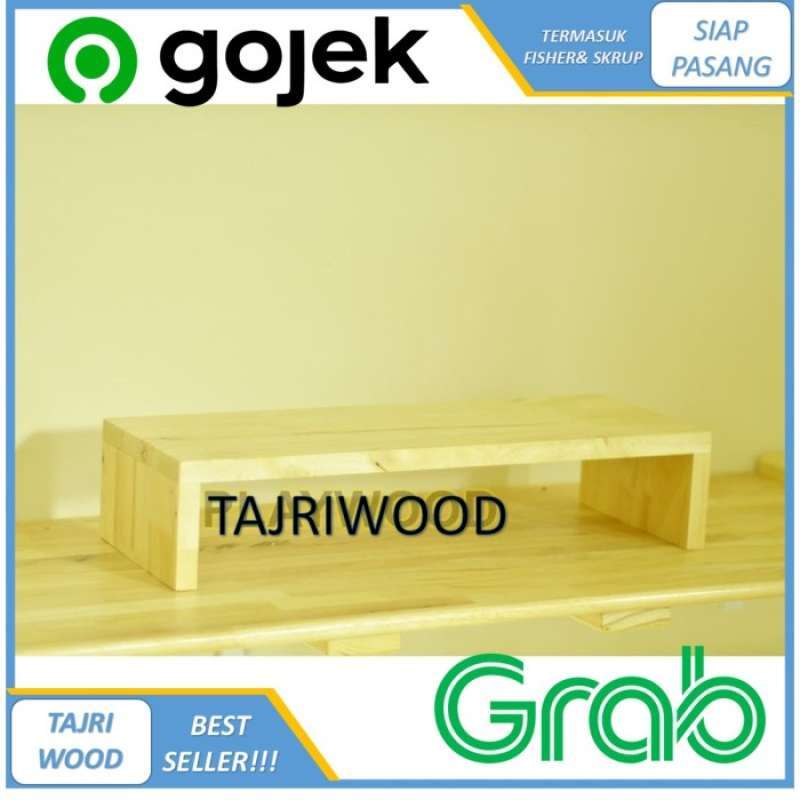 Jual Dudukan Alas monitor / meja dudukan monitor stand kayu / MEJA ...
