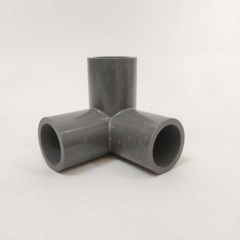 Jual 1 IN / SCG Tee 3 Way 90 Derajat Fitting Pipa Hidroponik PVC Pcs di ...