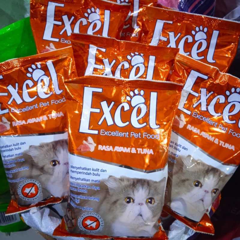 Promo Excel Cat Chicken & Tuna 20kg Makanan Kucing Rasa Ayam&tuna ...