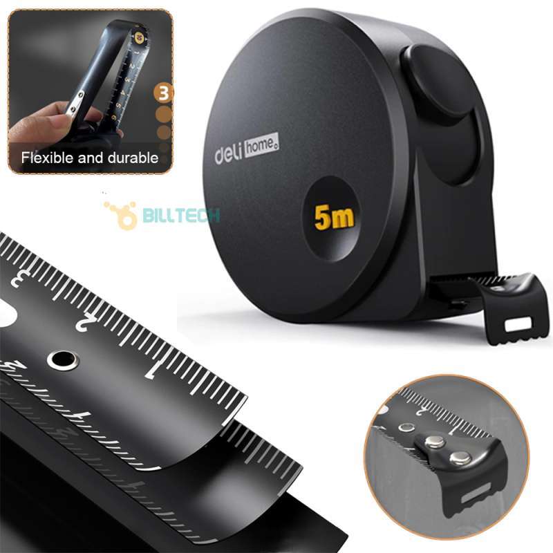 Jual Deli Home Meteran Roll High Precision Self Lock Tape Measure Di Seller Billtech - Cilandak ...