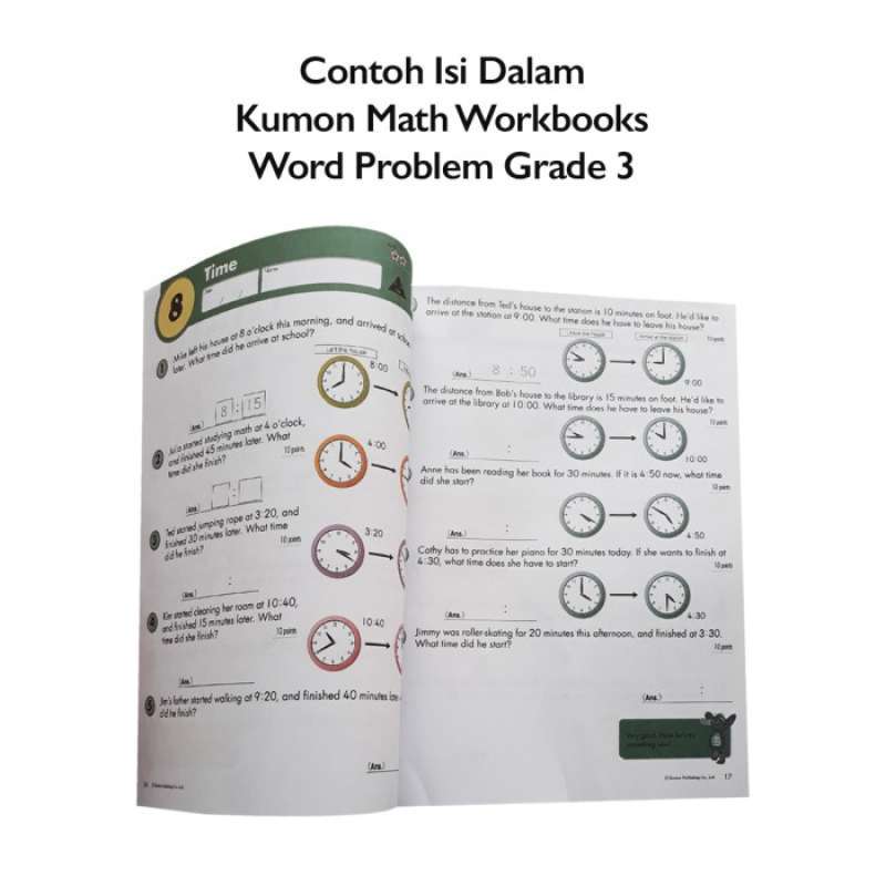 Promo Kumon Math Workbooks Mathematics Reading Writing Buku Latihan Soal SD Diskon 27% di Seller ...