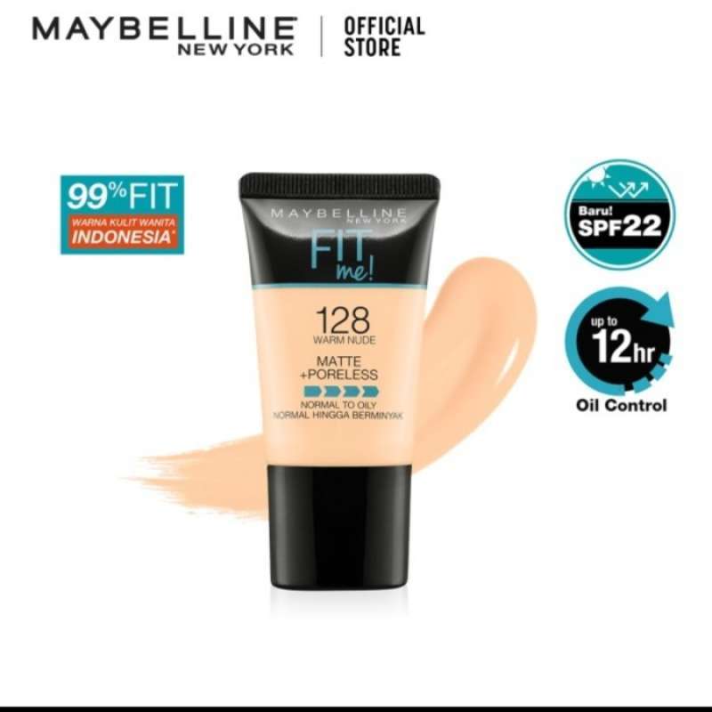 Jual Maybelline Matte Foundation Fit Me Tube Poreless Di Seller Edumart ...