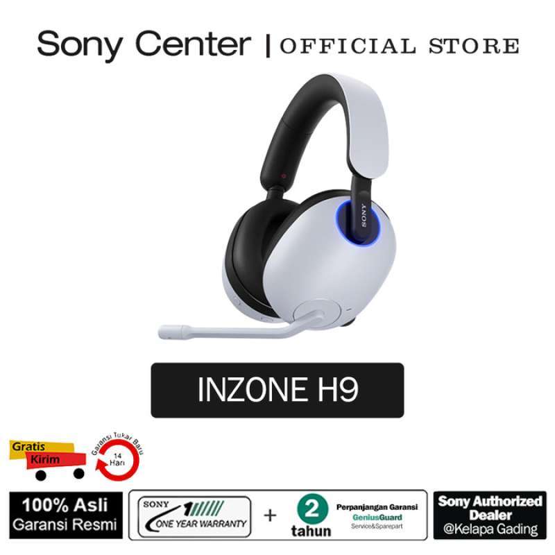 Promo SONY INZONE H9 HEADSET GAMING NOISE CANCELLING NIRKABEL INZONE H9 ...