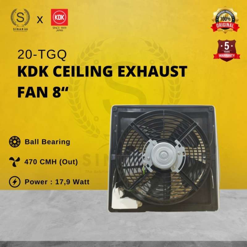 Promo Kdk Ceiling Exhaust Fan Plafon 8 8 Inch 20tgq 20 Tgq Diskon 23% ...
