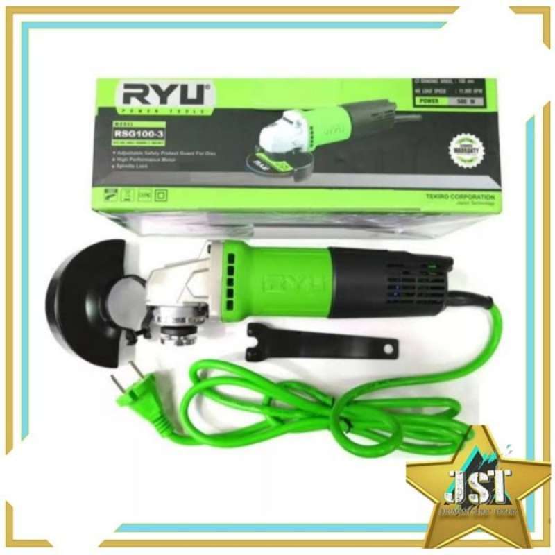 Promo Tekiro RYU Grinder Mesin Gerinda Tangan 4 Selepan Ryu RSG 100-3 ...