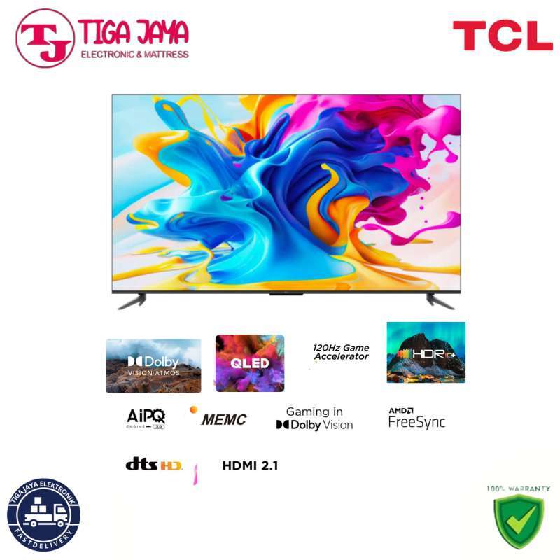 Jual Tcl 50c645 Qled Tv 50 Inch Google Tv 4k Uhd Tcl 50c645 Di Seller ...