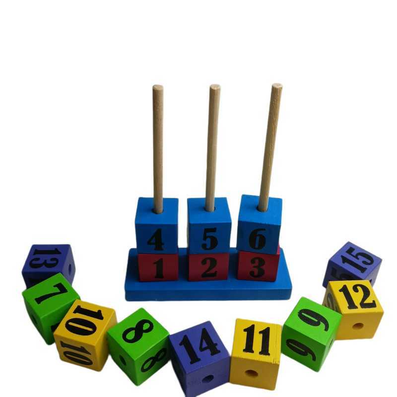 Promo Mainan Edukasi Menara Huruf Angka Hijaiyah Balok Kubus Kayu 3D ...