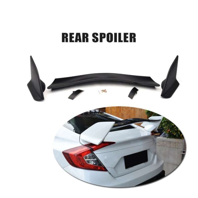 Jual Wing Spoiler Honda Civic Turbo Type R Sedan - Plastik Import Di ...
