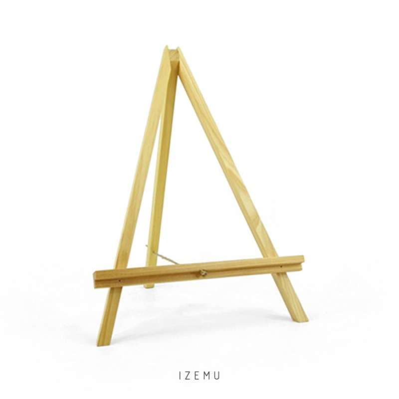 Promo IZEMU FUYO, Wooden Easel / Stand Kayu / Tripod Kayu Pinus Large ...