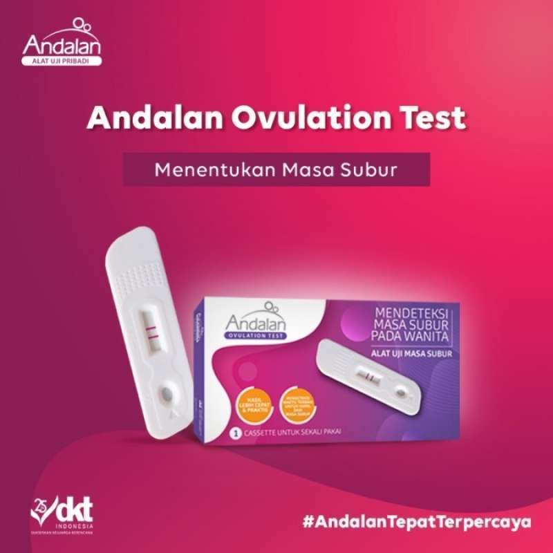 Jual Andalan Ovulation Test/ Andalan Tes Kesuburan/alat Uji Masa Subur ...