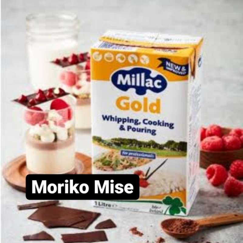 Promo millac gold whipping cream 1 liter / whip cream milac gold 1 l ...