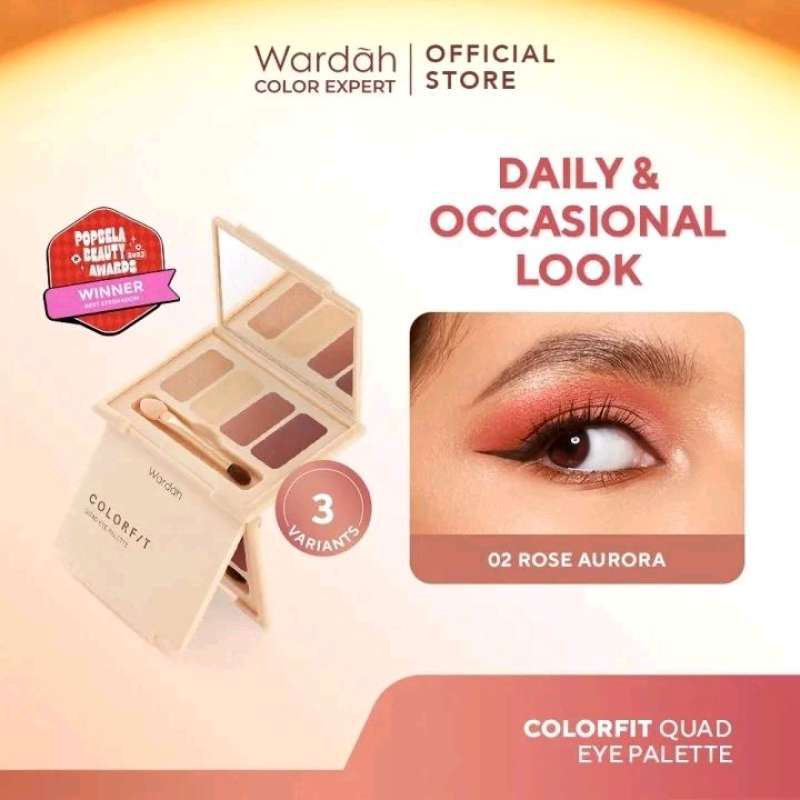 Jual Wardah Colorfit Quad Eye Palette - 03 Sunlight Blaze di Seller ...
