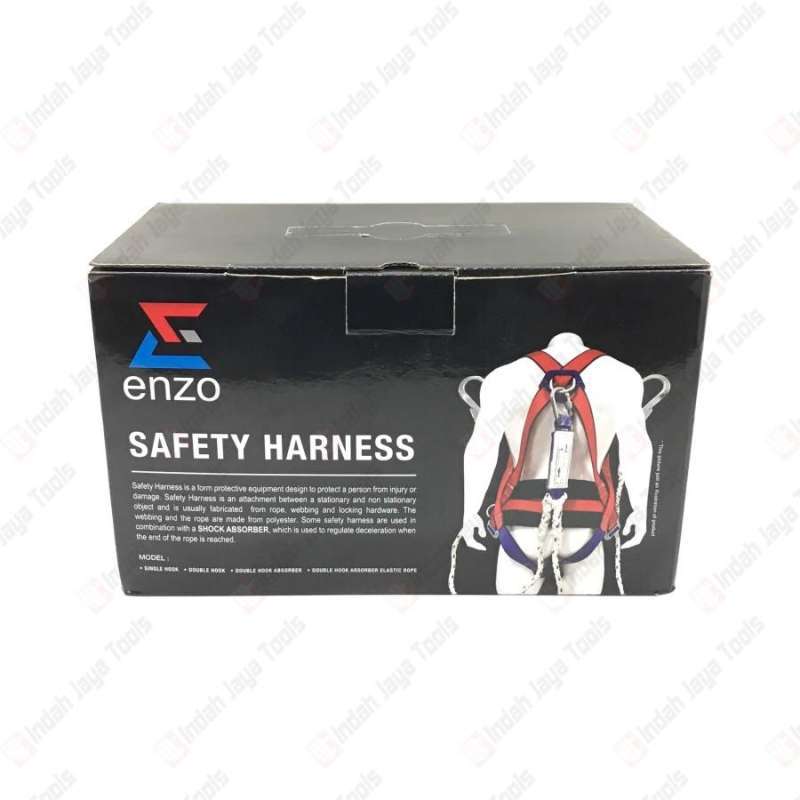 Jual ENZO ABSORBER Full Body Harness DOUBLE HOOK Safety Belt Sabuk di ...