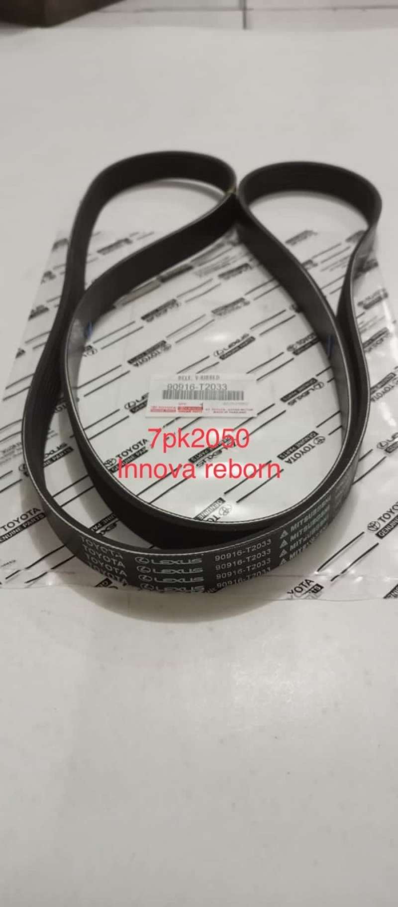 Promo Fan Belt Van Belt V Belt Rib Belt Tali Kipas 7pk 2050 Innova Reborn Diskon 23% Di Seller ...