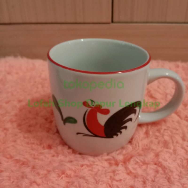 Promo Dinner Set Mix Keramik Motif Ayam / Mug Ayam / Piring Makan Ayam ...