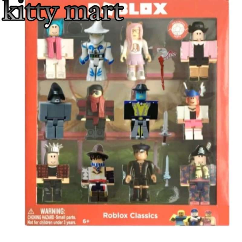 Promo Roblox Figure Set Mainan Roblox Minifigure Set 12 Diskon 23% Di ...