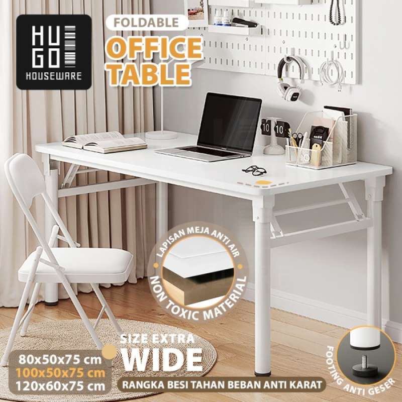 Promo 100% Produk Ori Hugo Meja Belajar Minimalis Meja Kantor Meja ...