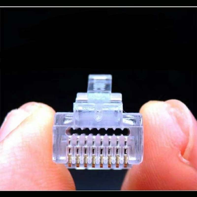 Promo Konektor Rj45 Isi 50pcs Anti Gagal Kabel Tembus Rj45 Kabel Utp ...
