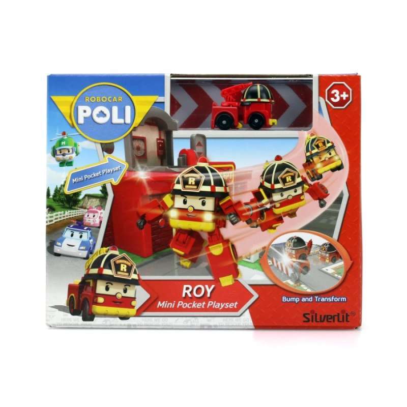 Jual Robocar Poli Mini Pocket Playset Roy 83364 Mainan Anak Di Seller ...