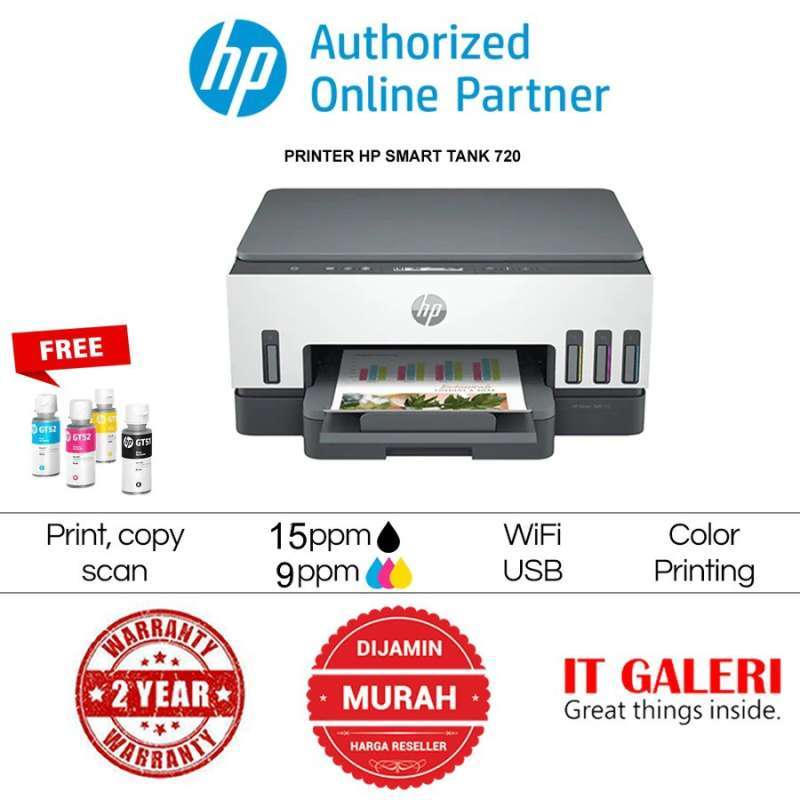 Jual PRINTER HP SMART TANK 720/6UU46A di Seller IT Galeri Official ...