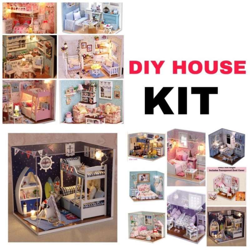 Promo DIY Miniatur Rumah DIY Miniature House Doll House Rumah Boneka ...