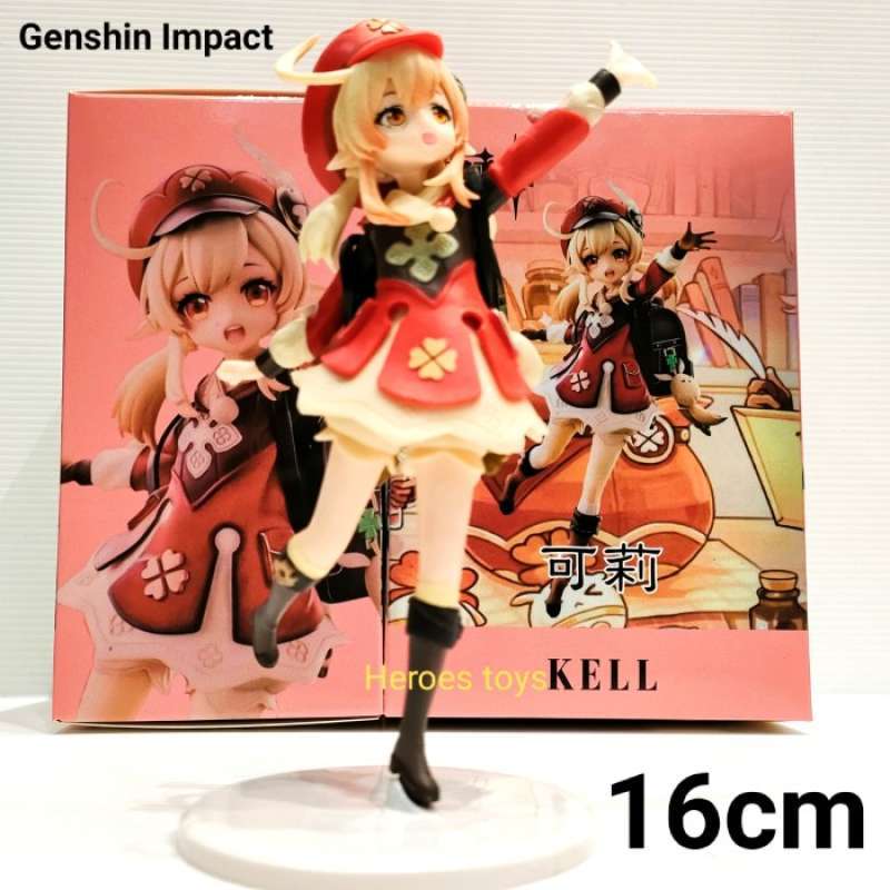 Promo Action Figure Genshin Impact Kawaii Klee Kell Anime 16cm New ...