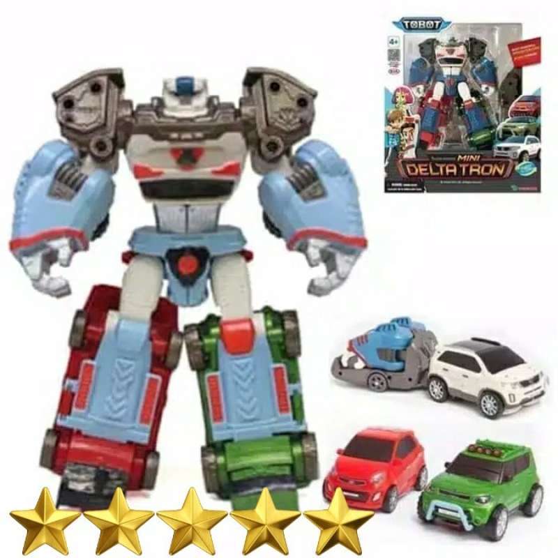 Jual Tobot Deltatron Kombinasi 3 Pcs Mainan Robot Transformers Tinggi ...
